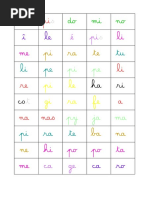 Tableau Syllabique Simple+complèxe | PDF