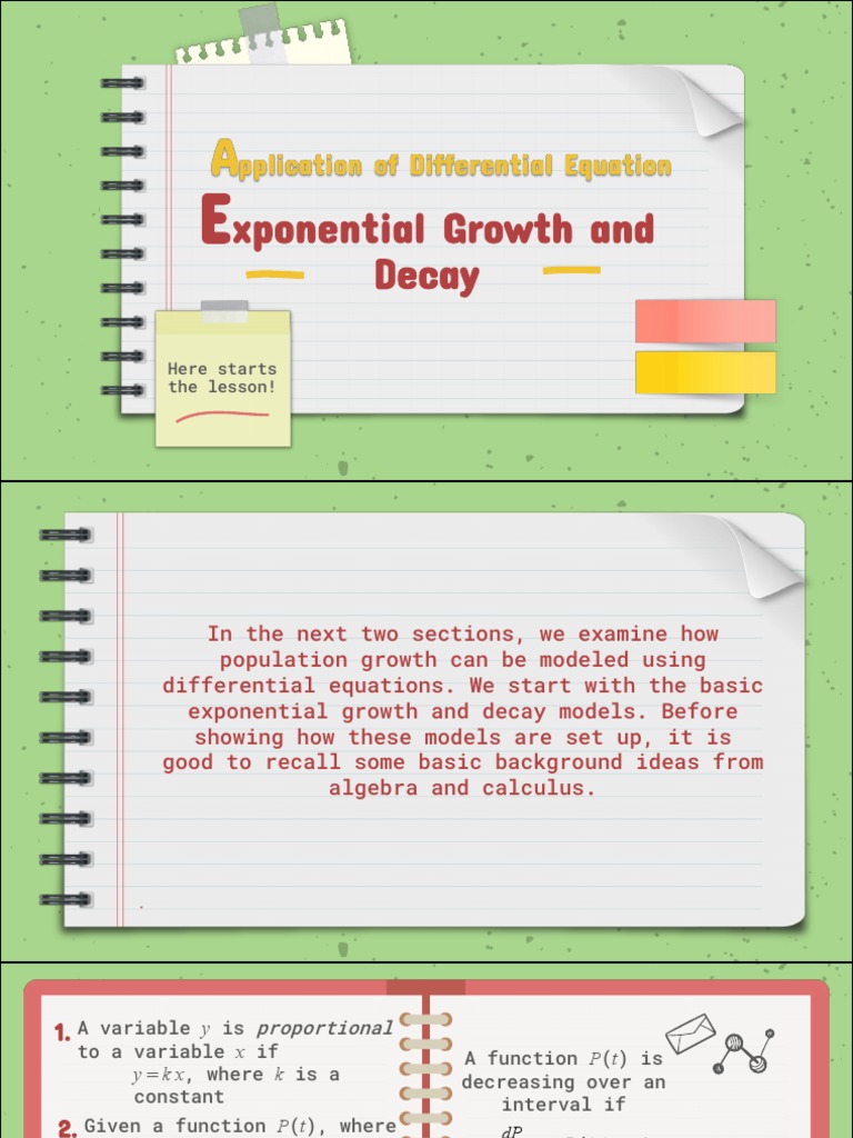 Growth and Decay | PDF | Mathematics