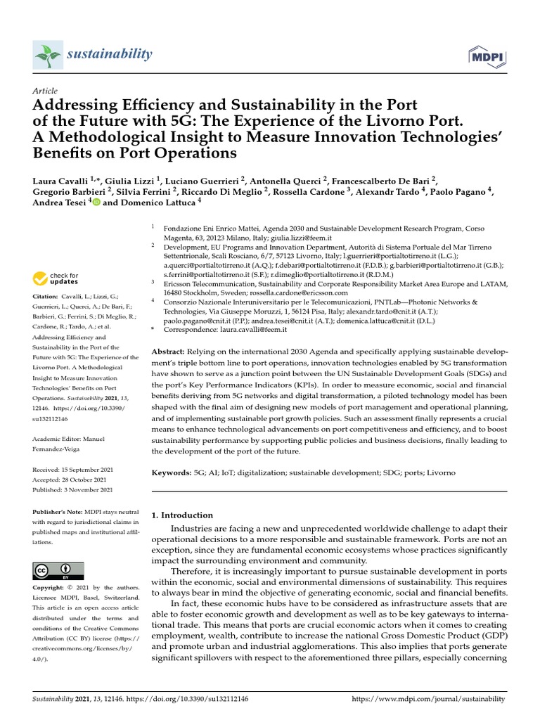 Sustainability: Abstract | PDF | Sustainability | Internet Of Things