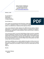 Promissory Letter For Lacking Documents | PDF