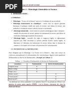 Cours Instrumentation - Mesure PDF | PDF | Métrologie | Science