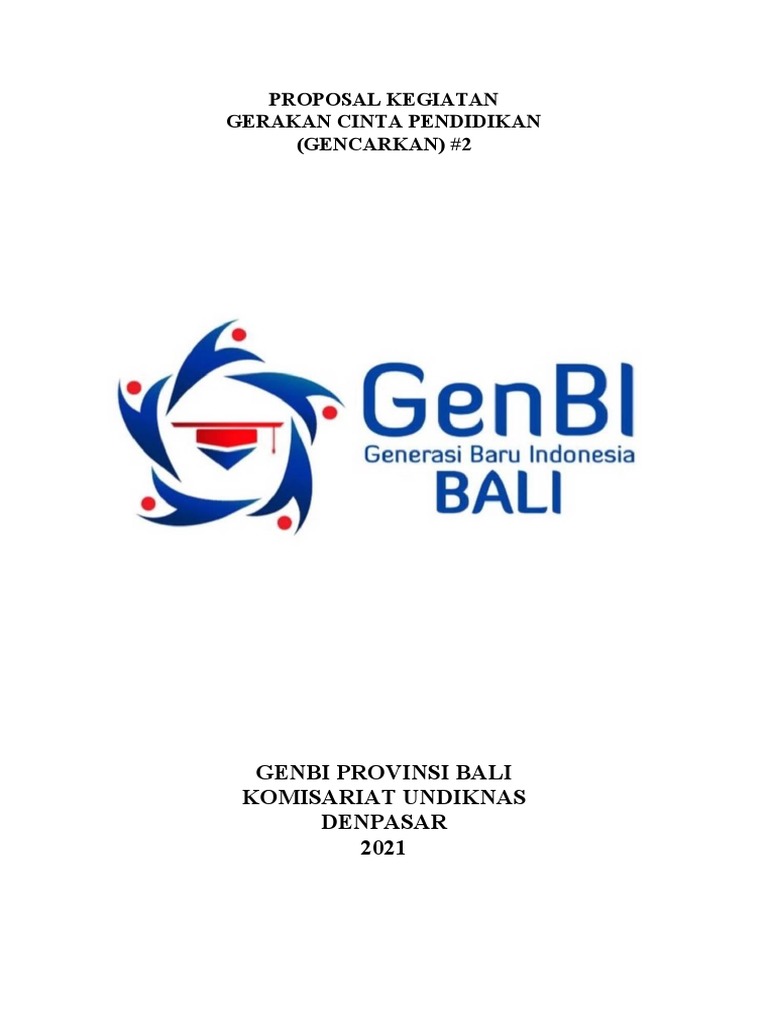 GENCARKAN #2: Cinta Pendidikan Bali | PDF