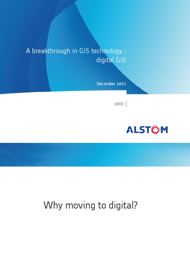 Digital Transformation of GIS Substations: An Overview of Alstom's Full ...