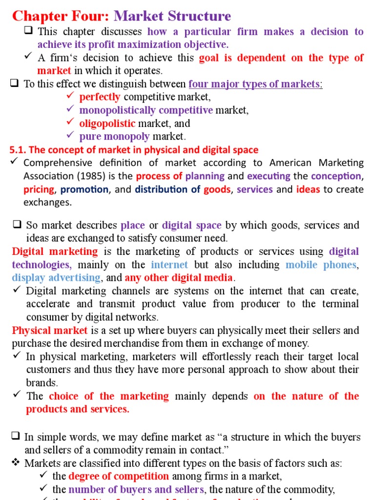 Understanding Market Structures and Profit Maximization | PDF ...