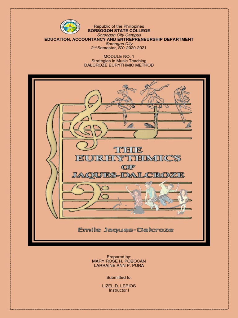 2a Dalcroze Eurythmic Approach | PDF | Rhythm | Musical Compositions
