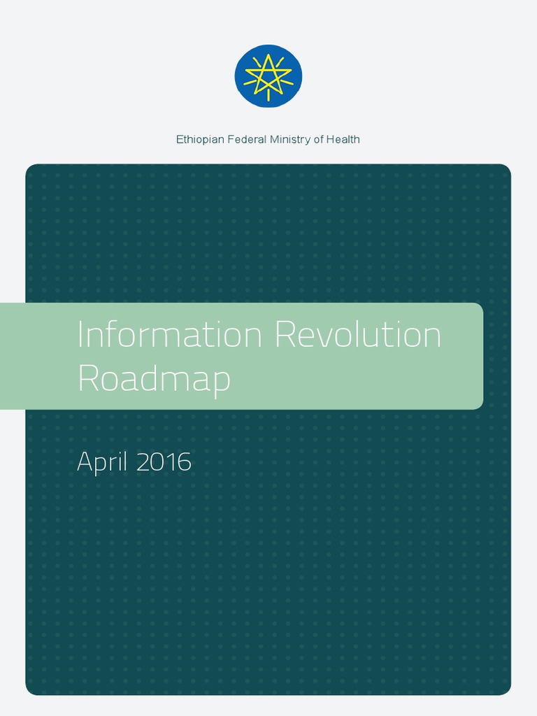 Information Revolution Roadmap - Final - April - 2016-1 | PDF | Health ...