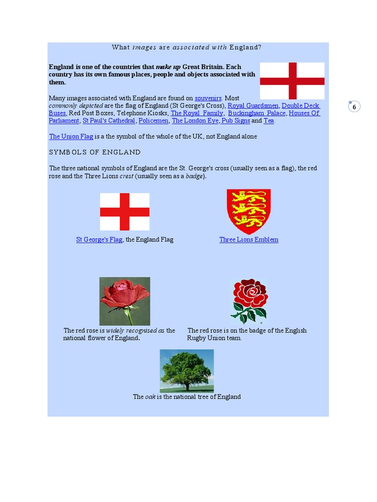 Symbols of Uk | PDF | Flag | National Symbols