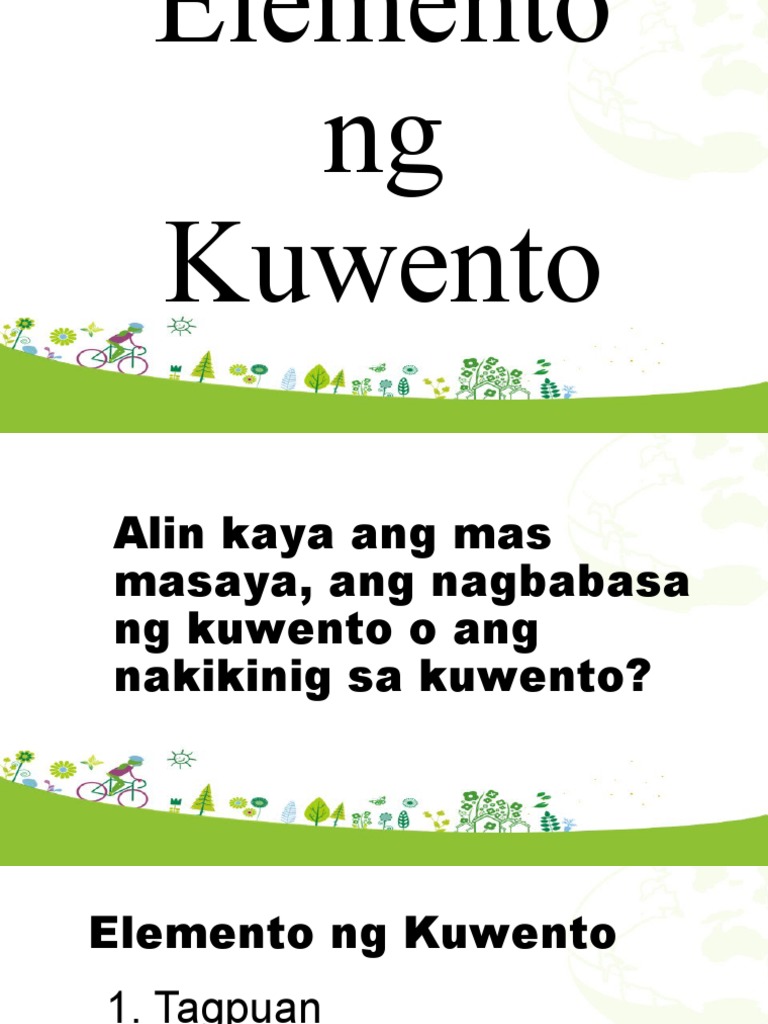 Aralin 1 (Elemento NG Maikling Kwento) | PDF