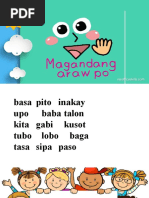 Mga Salitang Inuulit | PDF