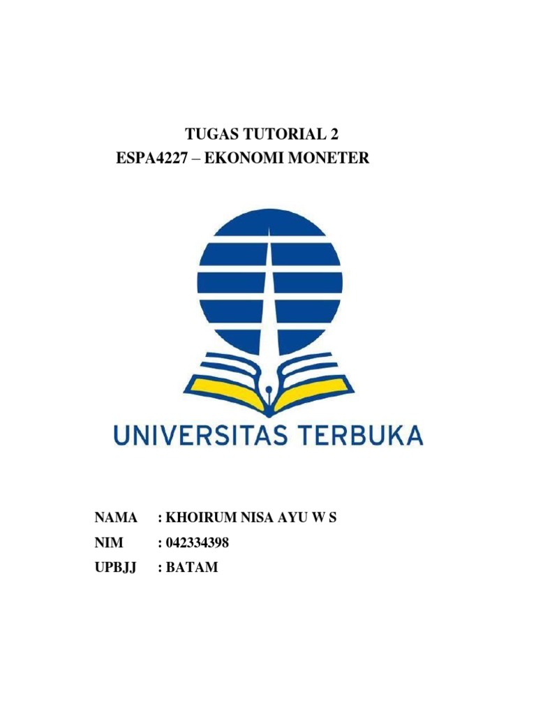Tugas 2 Ekonomi Moneter | PDF