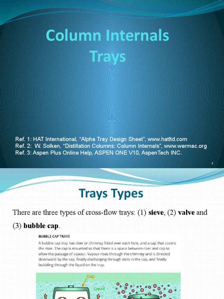 Tray Internals and Performance Analysis | PDF | Process Engineering ...