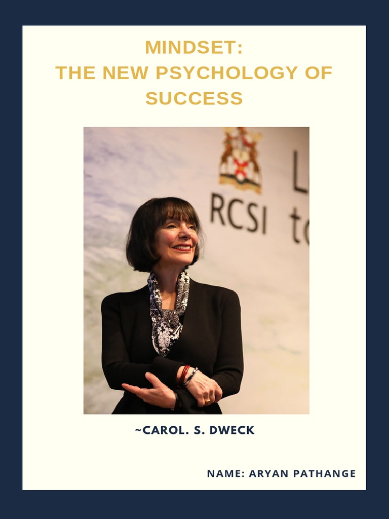 Mindset: The New Psychology of Success: Carol. S. Dweck | PDF | Mindset ...