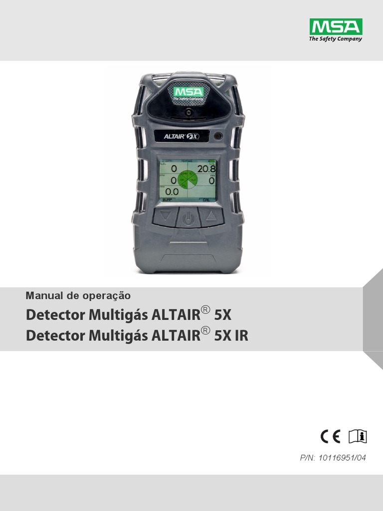 Manual Altair 5x Ir | PDF | Oxigênio | Diodo emissor de luz