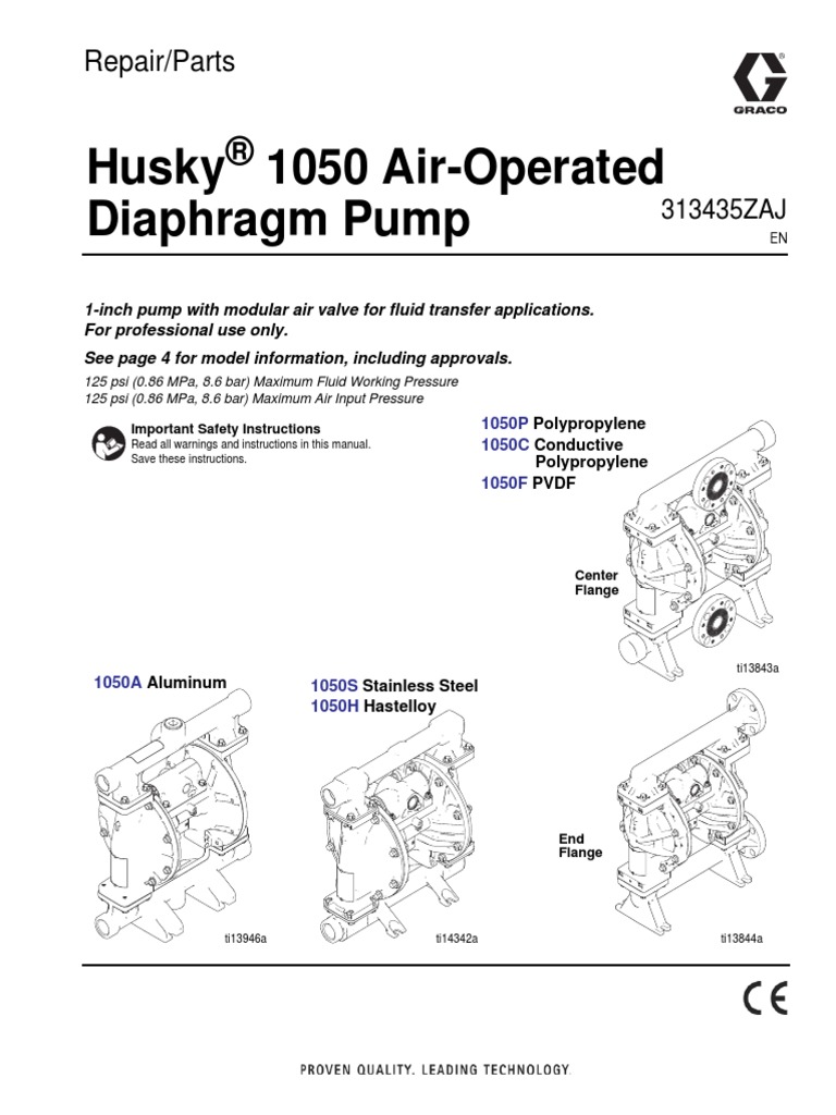 Husky 1050 Trasvase Revisada | PDF | Valve | Pump