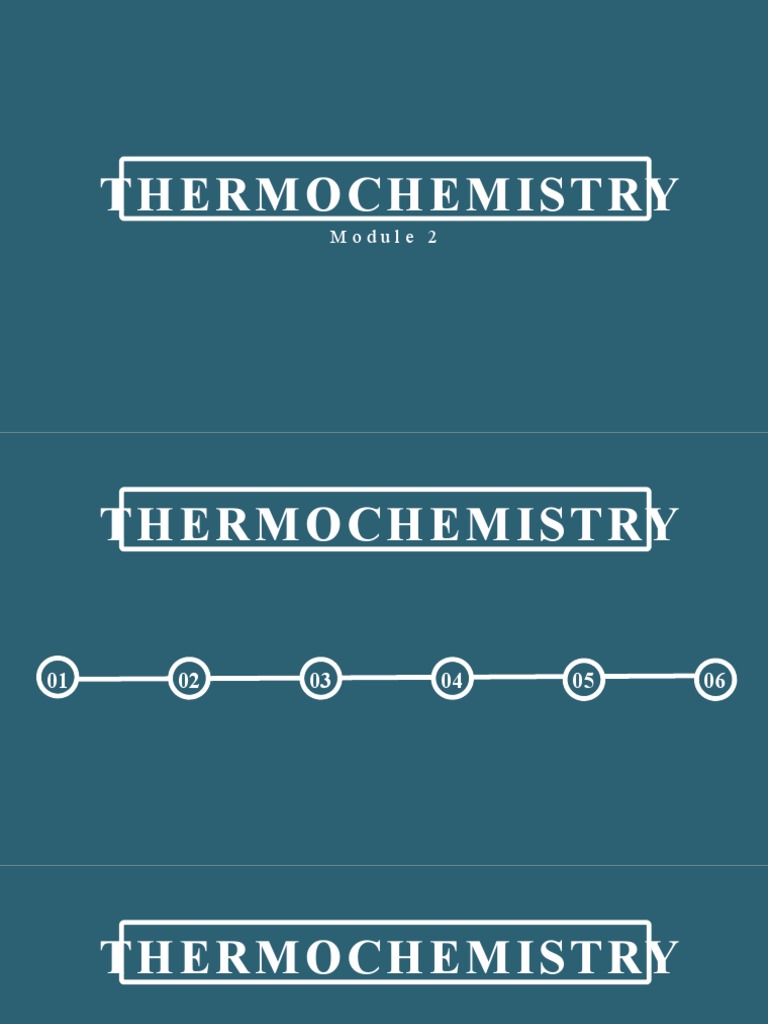 Introduction To Thermochemistry | PDF | Heat | Temperature