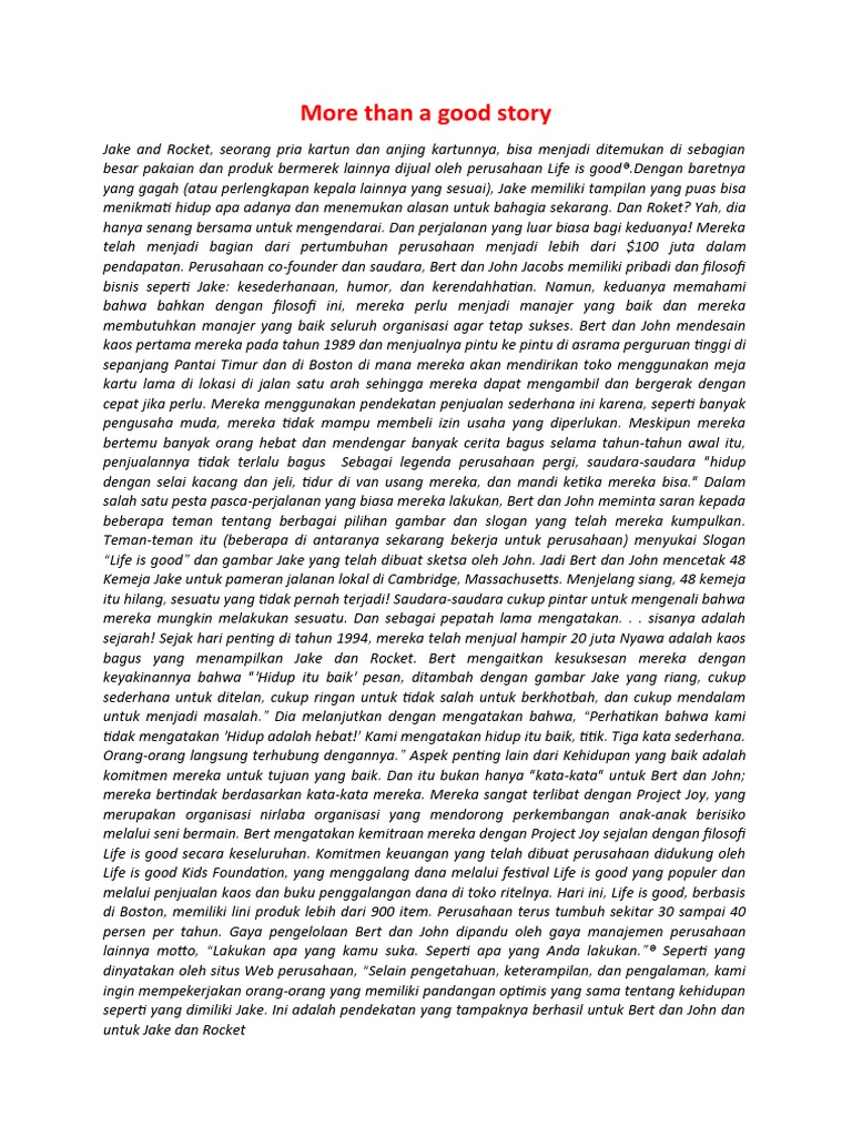 Case Application Chapter 1 | PDF | Bisnis | Ilmu Sosial