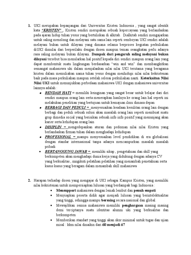 Jawaban Tutorial Etika Kristen Magdalena Sri 2163030030 | PDF | Karier & Perkembangan | Ilmu Sosial