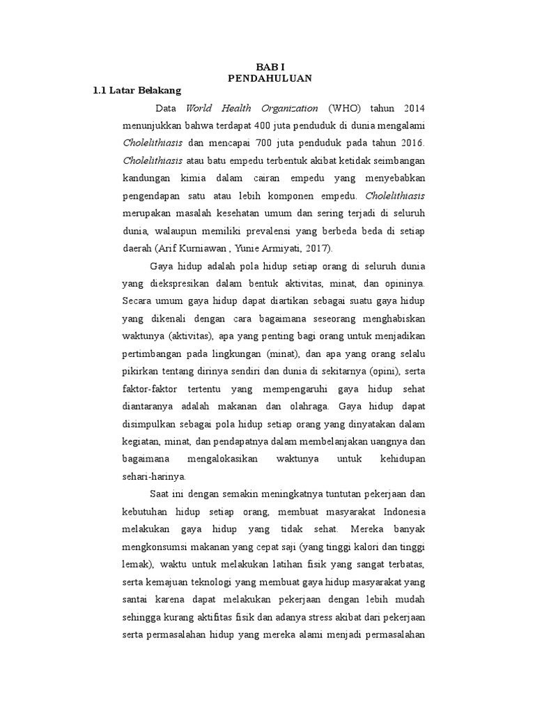 Tim Laporan Kasus TK 3 Askep Cholelithiasis | PDF | Kesehatan Holistik