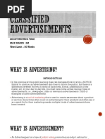 Advertisement | PDF | Advertising | English Language
