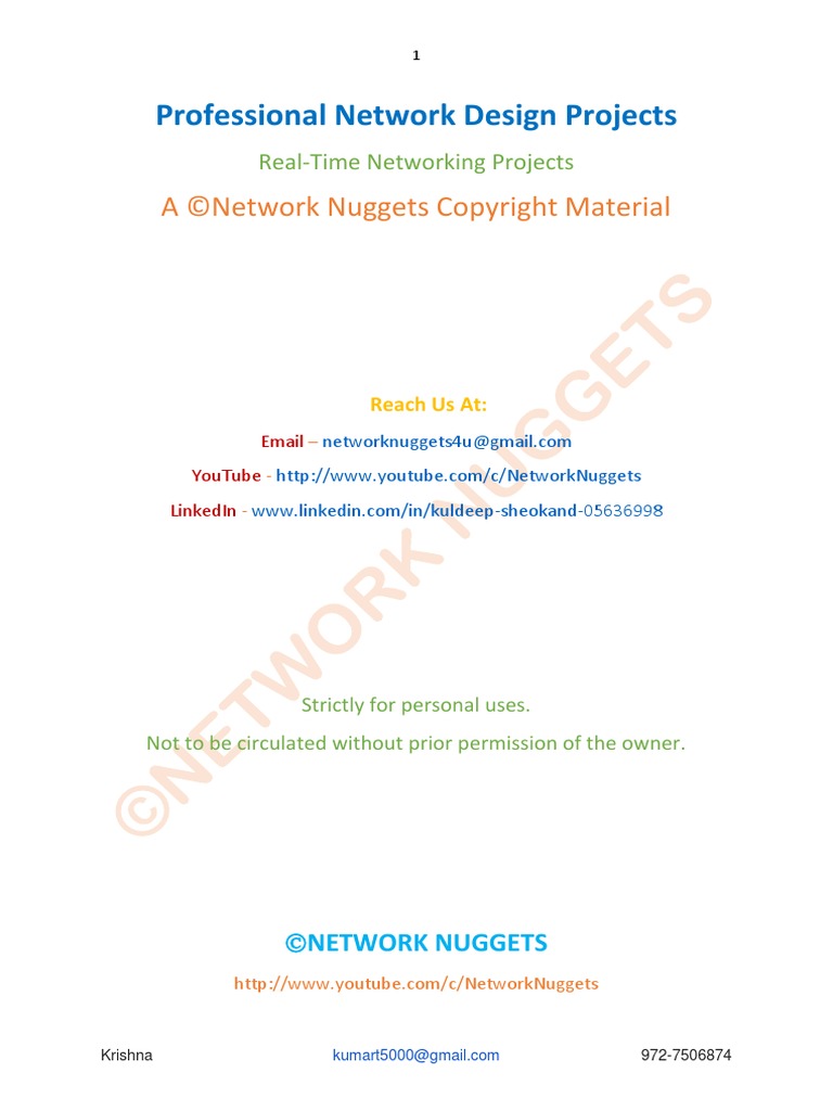 6 - 50 Days CCNA Journey - Networking Projects | PDF | Computer Network ...