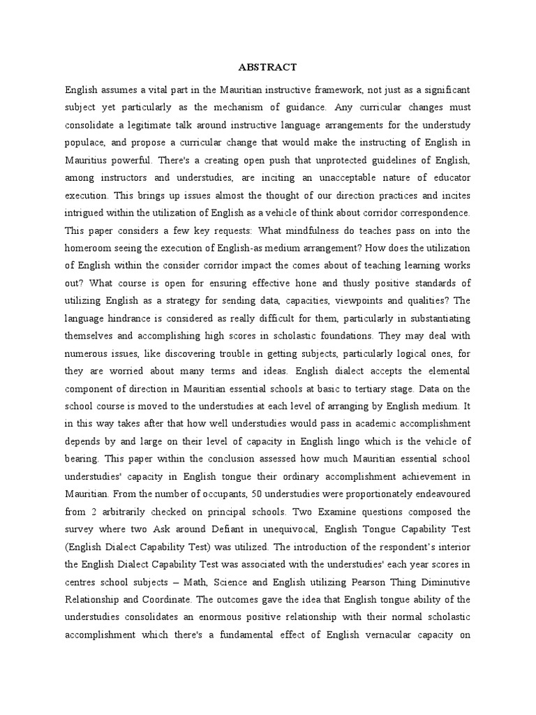 English Proficiency and Academic Success | PDF | English Language ...