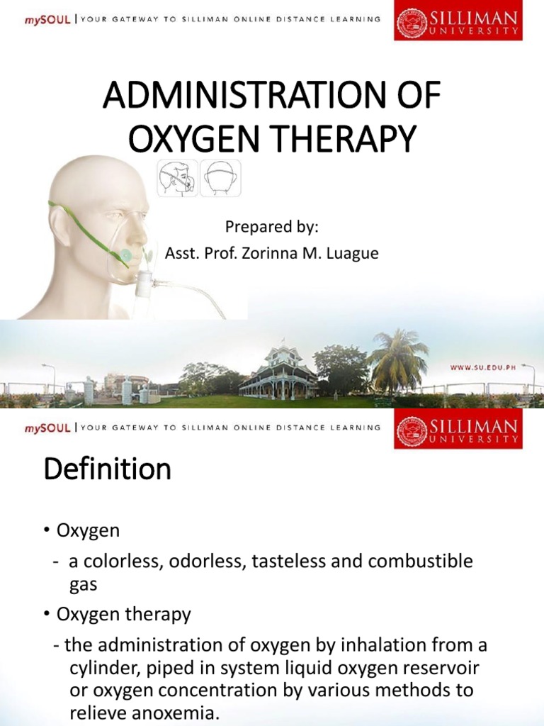 Administration of O2 Therapy | PDF | Hypoxia (Medical) | Oxygen
