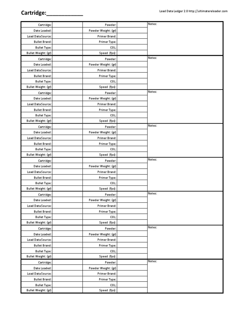 UR Load Data Record Book 2.0 | PDF