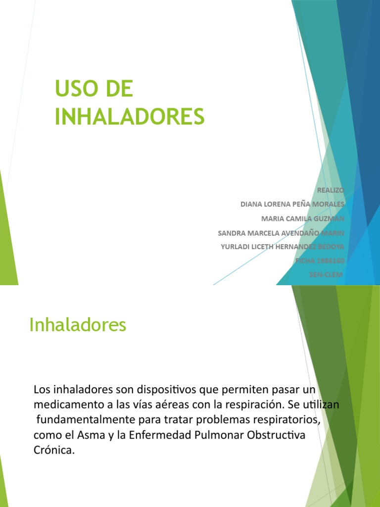 Uso de Inhaladores | PDF | Asma | Medicina CLINICA