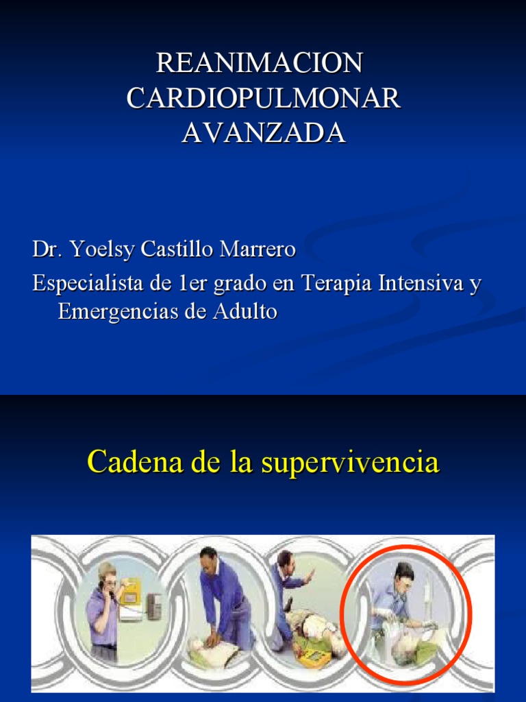 RCP Avanzada | PDF | Reanimación cardiopulmonar | Especialidades Medicas