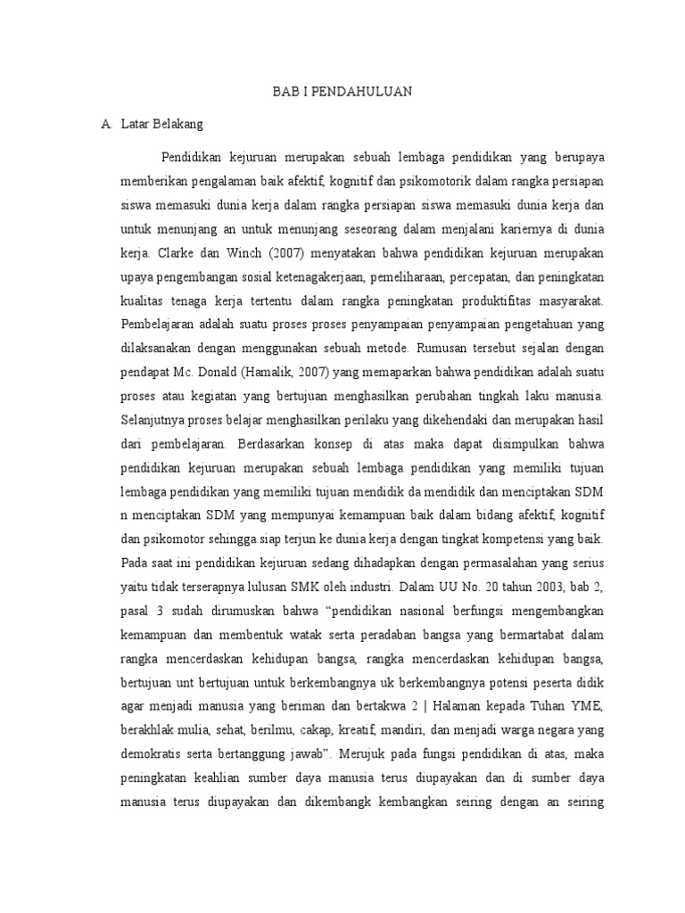 Program Kerja Tefa | PDF