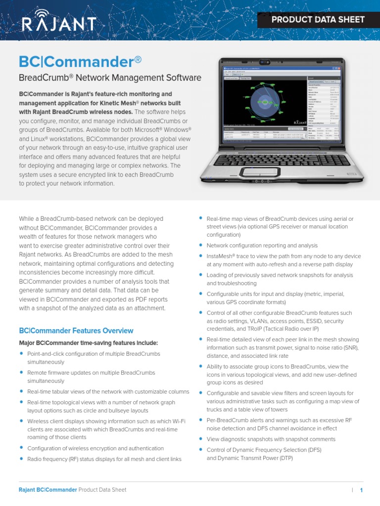 BC - Commander®: Breadcrumb® Network Management Software Are | PDF ...