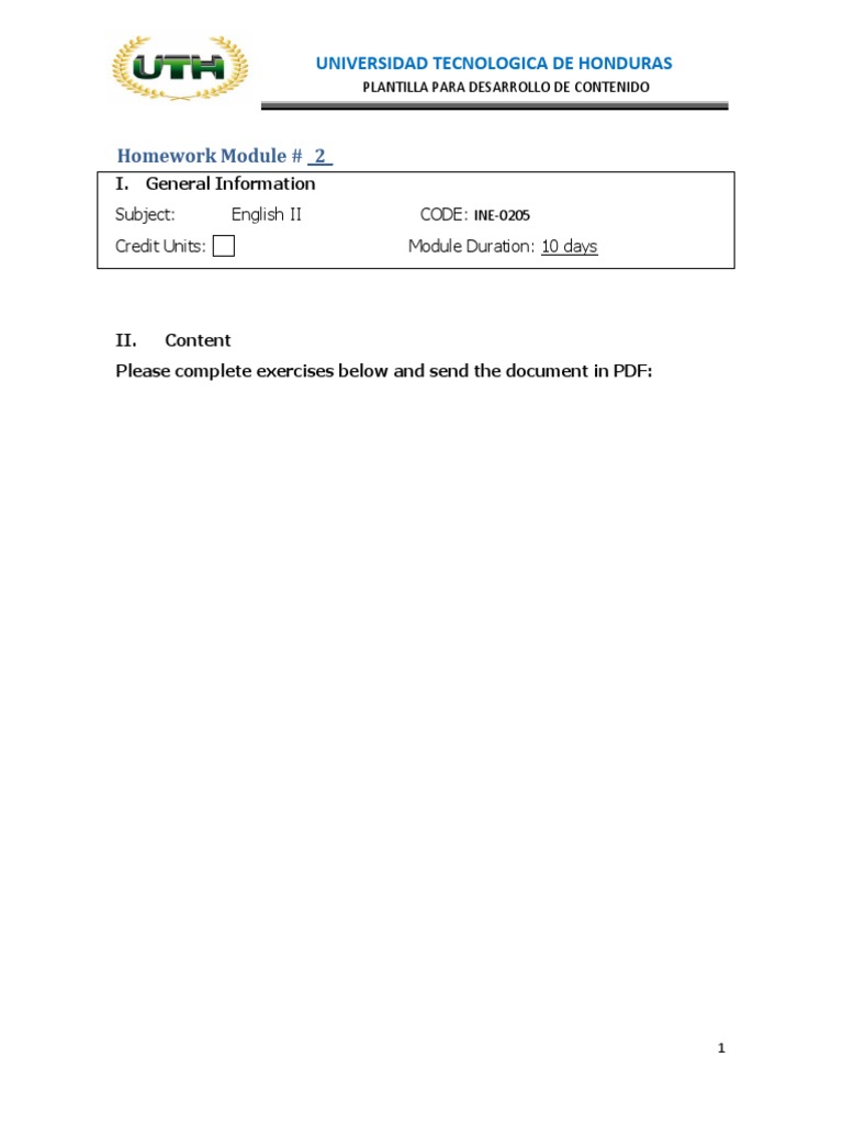 Module 2 Homework English 4 | PDF