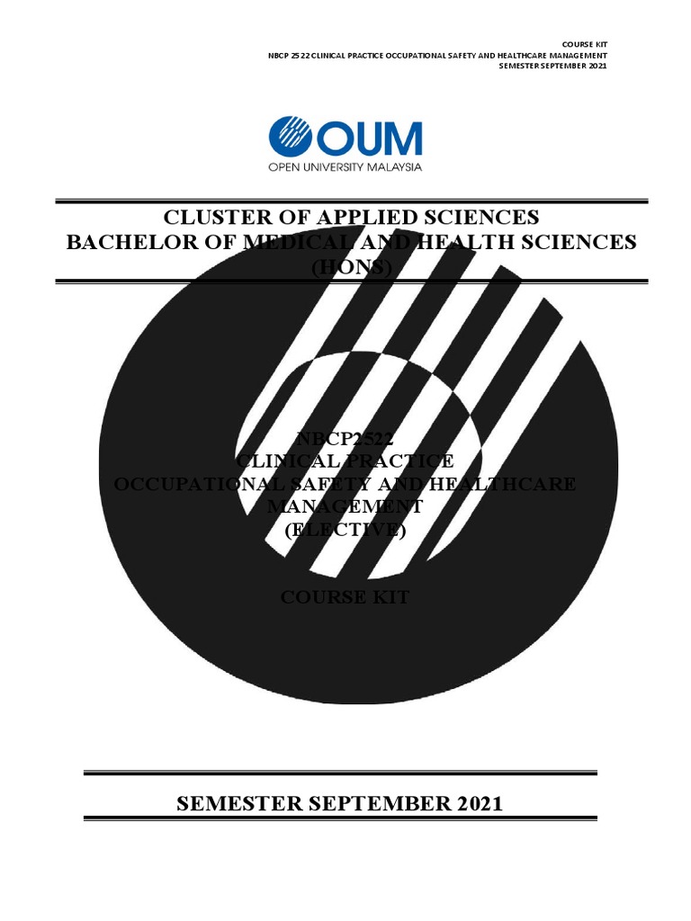 Course Kit | PDF | Health Care | Occupational Safety And Health