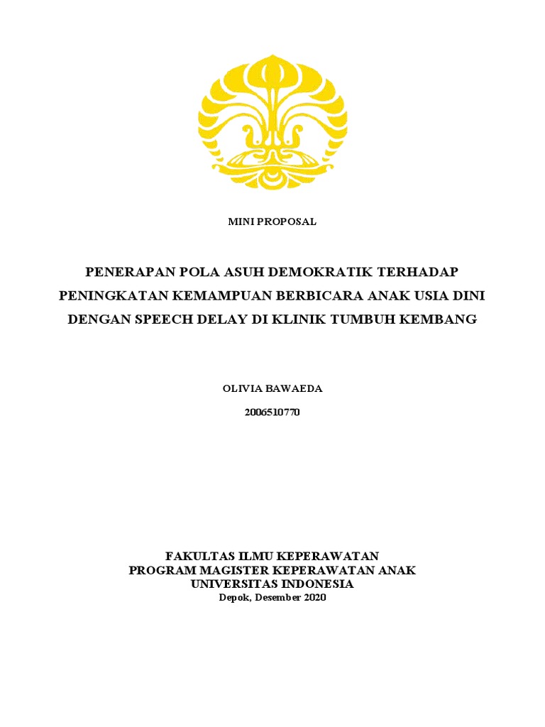 MINI PROPOSAL Oliv | PDF | Sains & Matematika