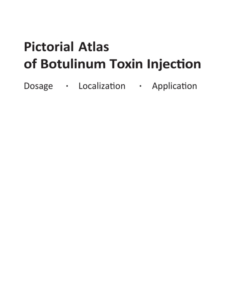 Pictorial Atlas of Botulinum Toxin Injection: Dosage Localization ...