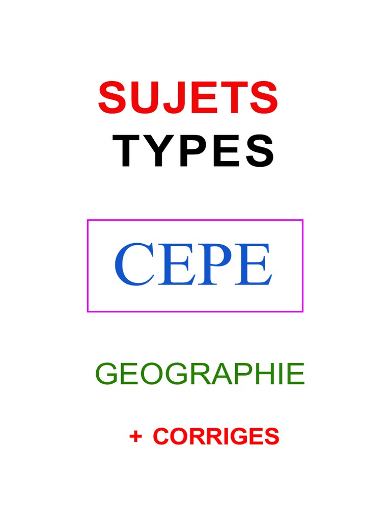 05 - Geographie Cepe | PDF | Madagascar | Géographie physique