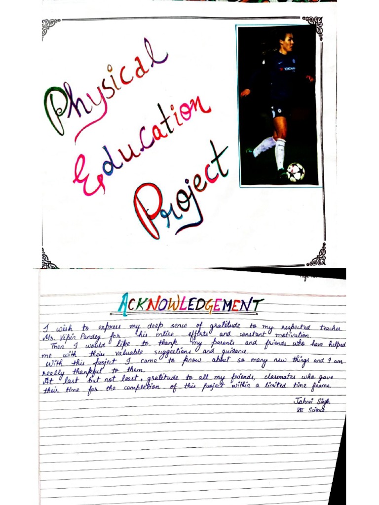 Physical Education Project | PDF