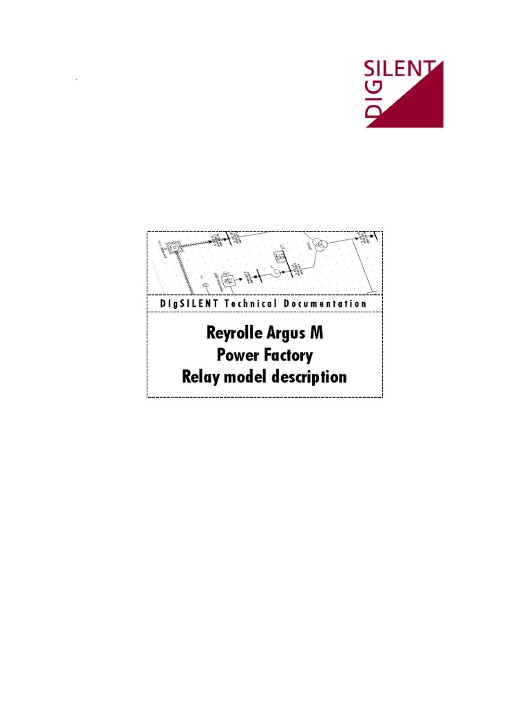 Reyrolle Argus M Power Factory Relay Model Description: Digsilent ...
