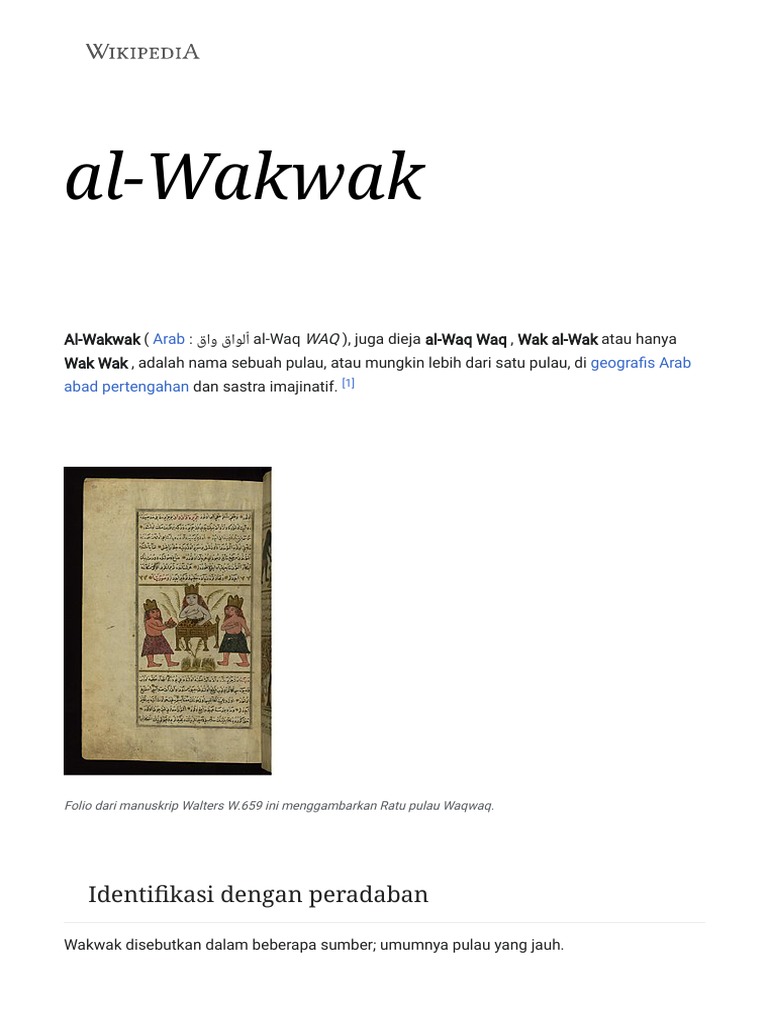 Al Wakwak | PDF