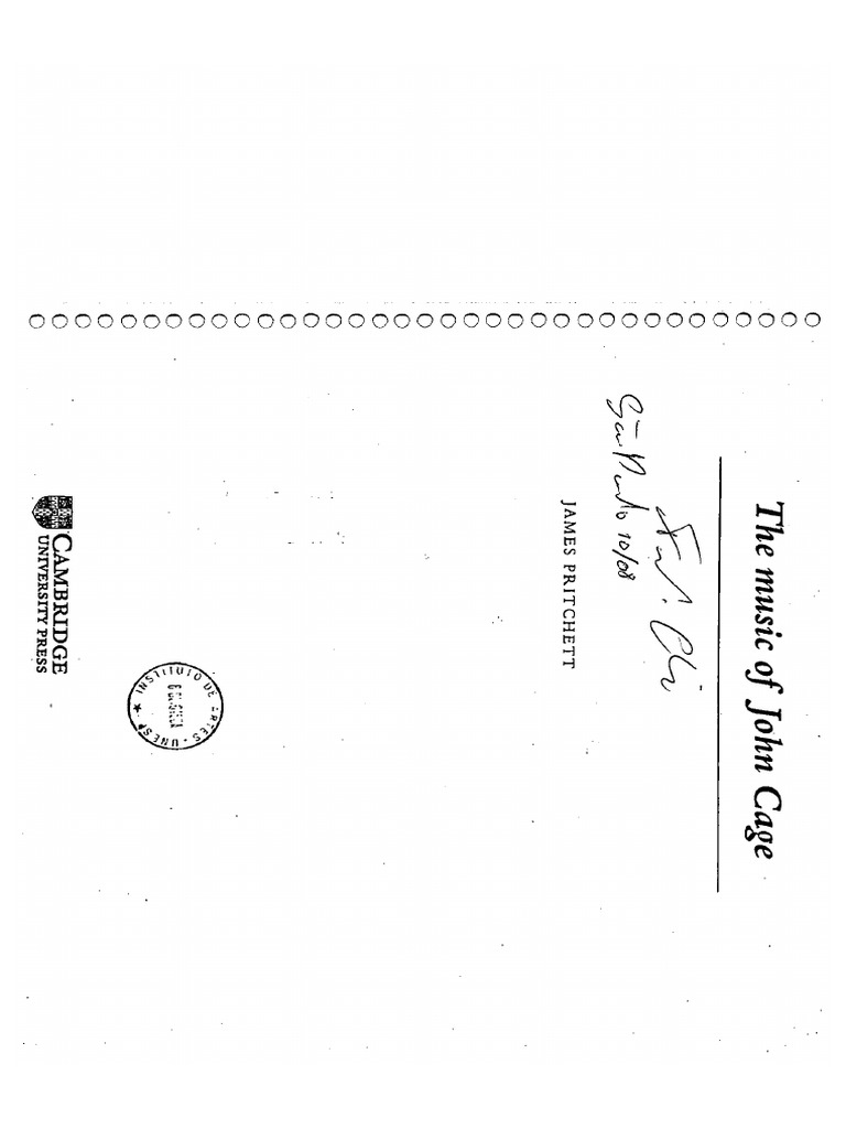 The Music of John Cage | PDF