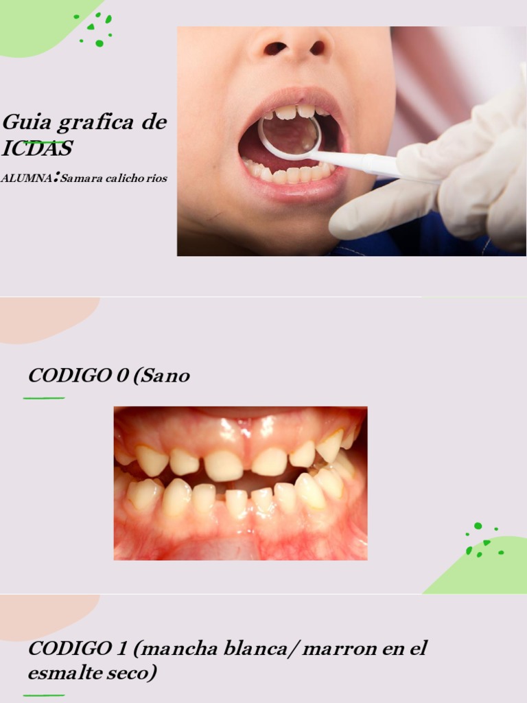 Guía Visual de Códigos ICDAS | PDF | Negocios | Arte