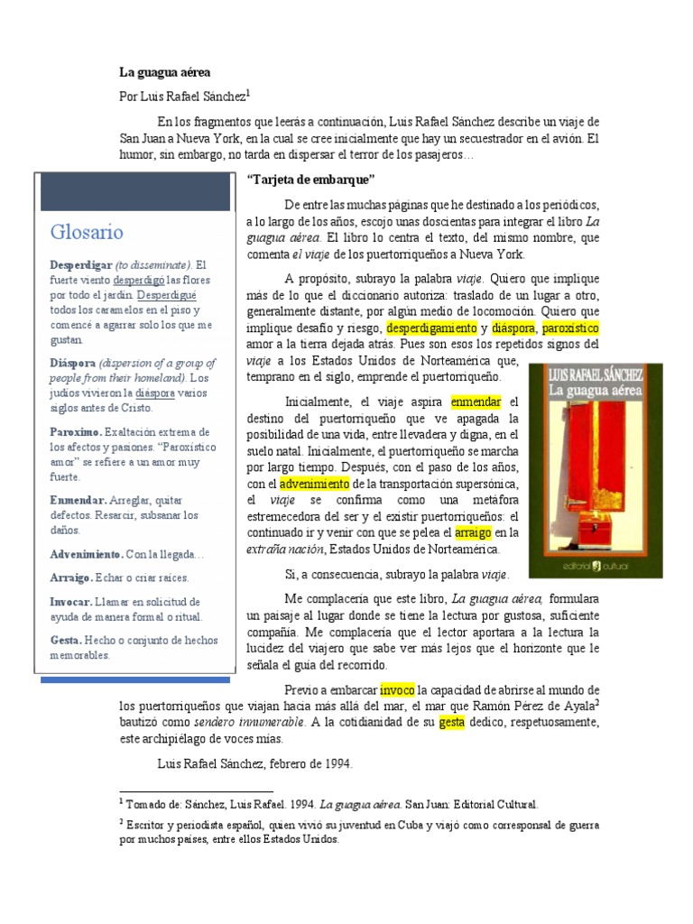 La Guagua Aérea | PDF