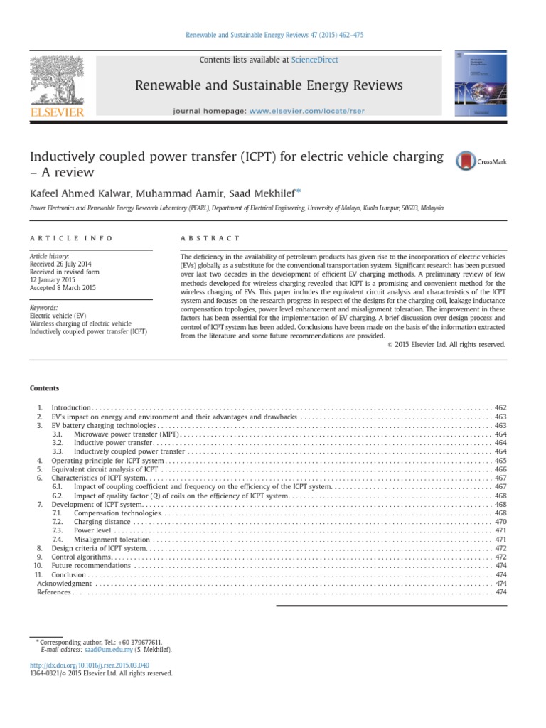 Renewable and Sustainable Energy Reviews: Kafeel Ahmed Kalwar, Muhammad ...