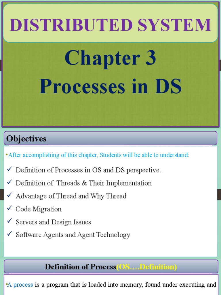 Distributed System: Processes in DS | PDF | Process (Computing) | Thread (Computing)