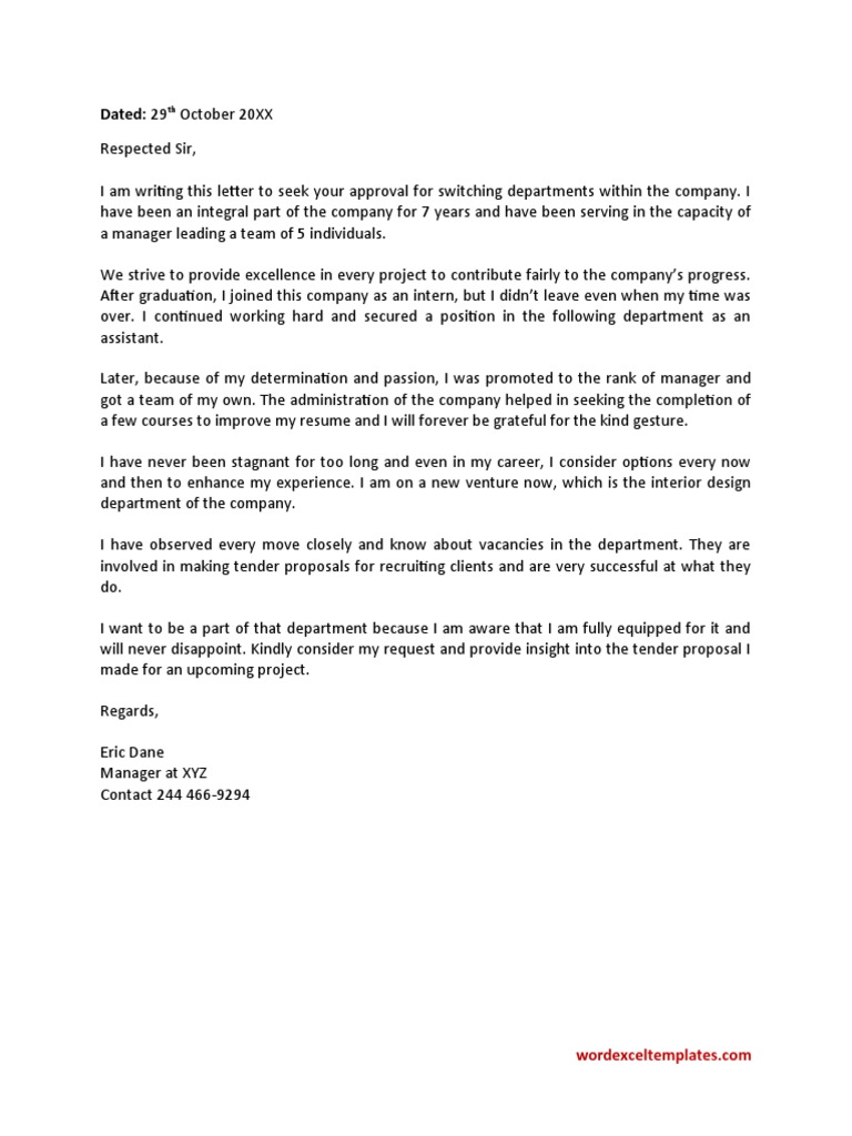 Tender Proposal Cover Letter | PDF