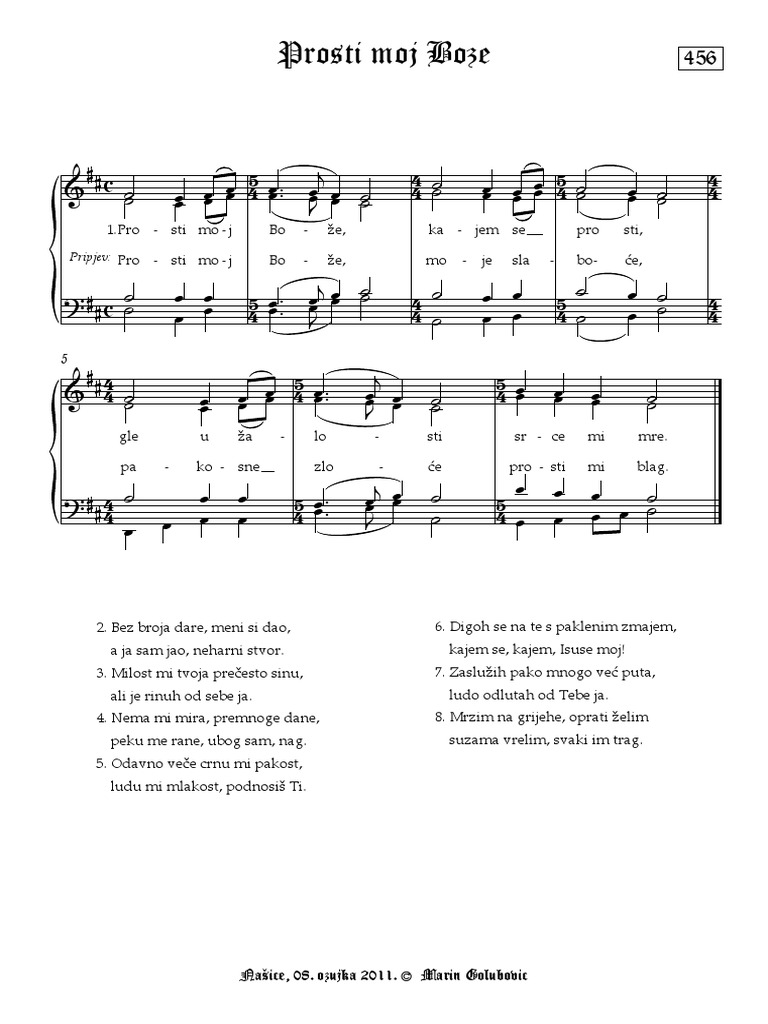 Prosti Moj Bože | PDF