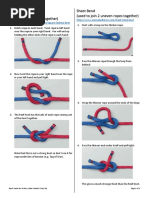 Essential Knots for Outdoor Skills | PDF | Knot | Ropework