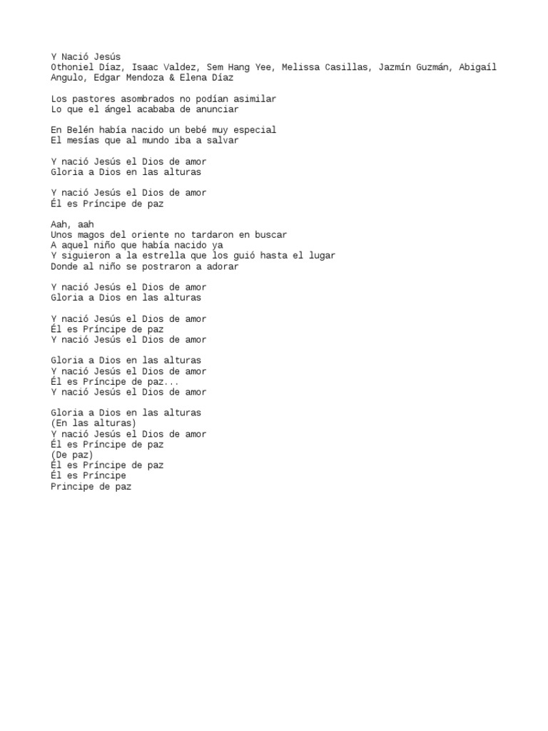 Y Nacio Jesus | PDF