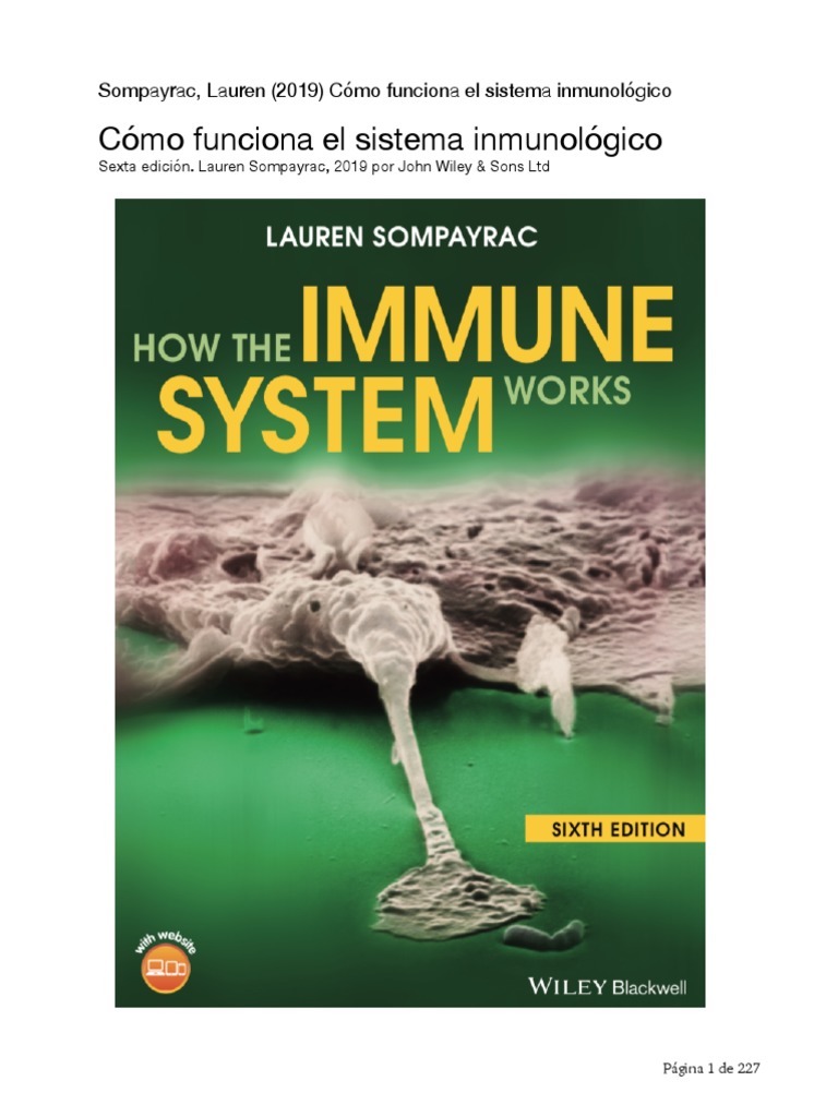 Sompayrac, Lauren (2019) Cómo Funciona El Sistema Inmunológico | PDF ...
