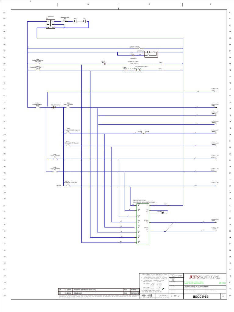 Main Switch: General Specifications 7/27/2016 BW | PDF | Electrical ...